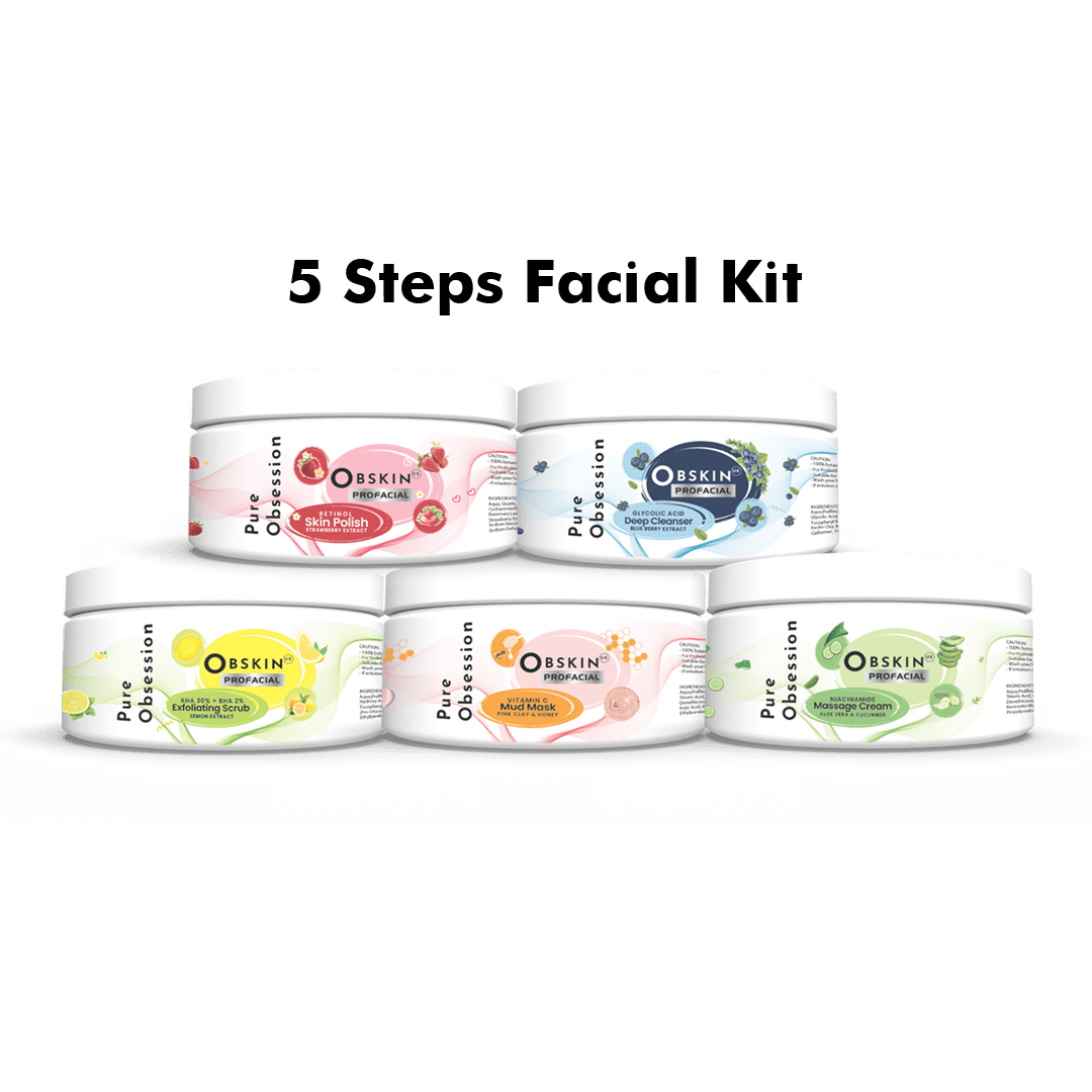 5 Steps Facial Kit | Premium Skincare – OBSkin UK